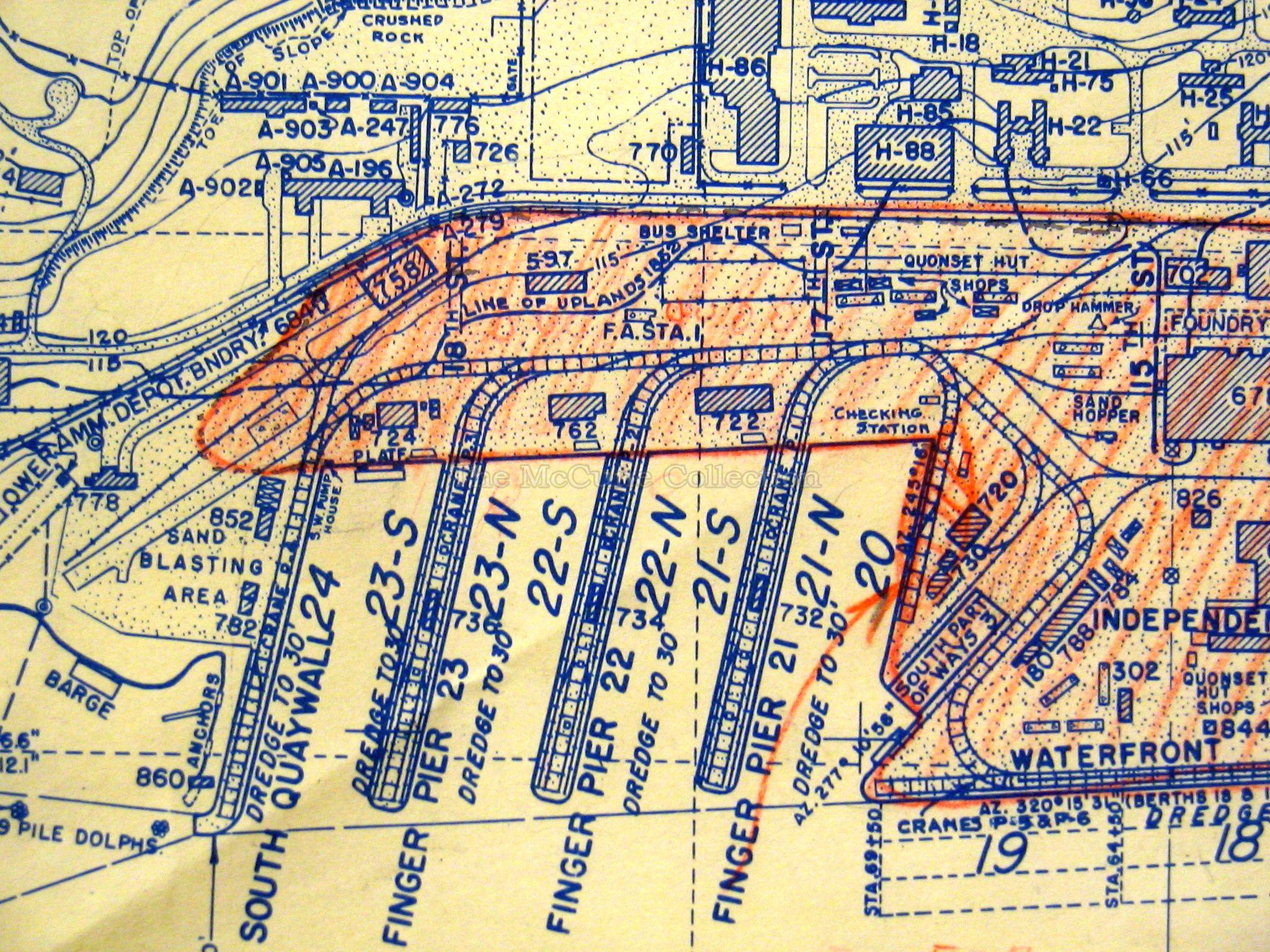 Mare Island Map of 1954 • The McCune Collection